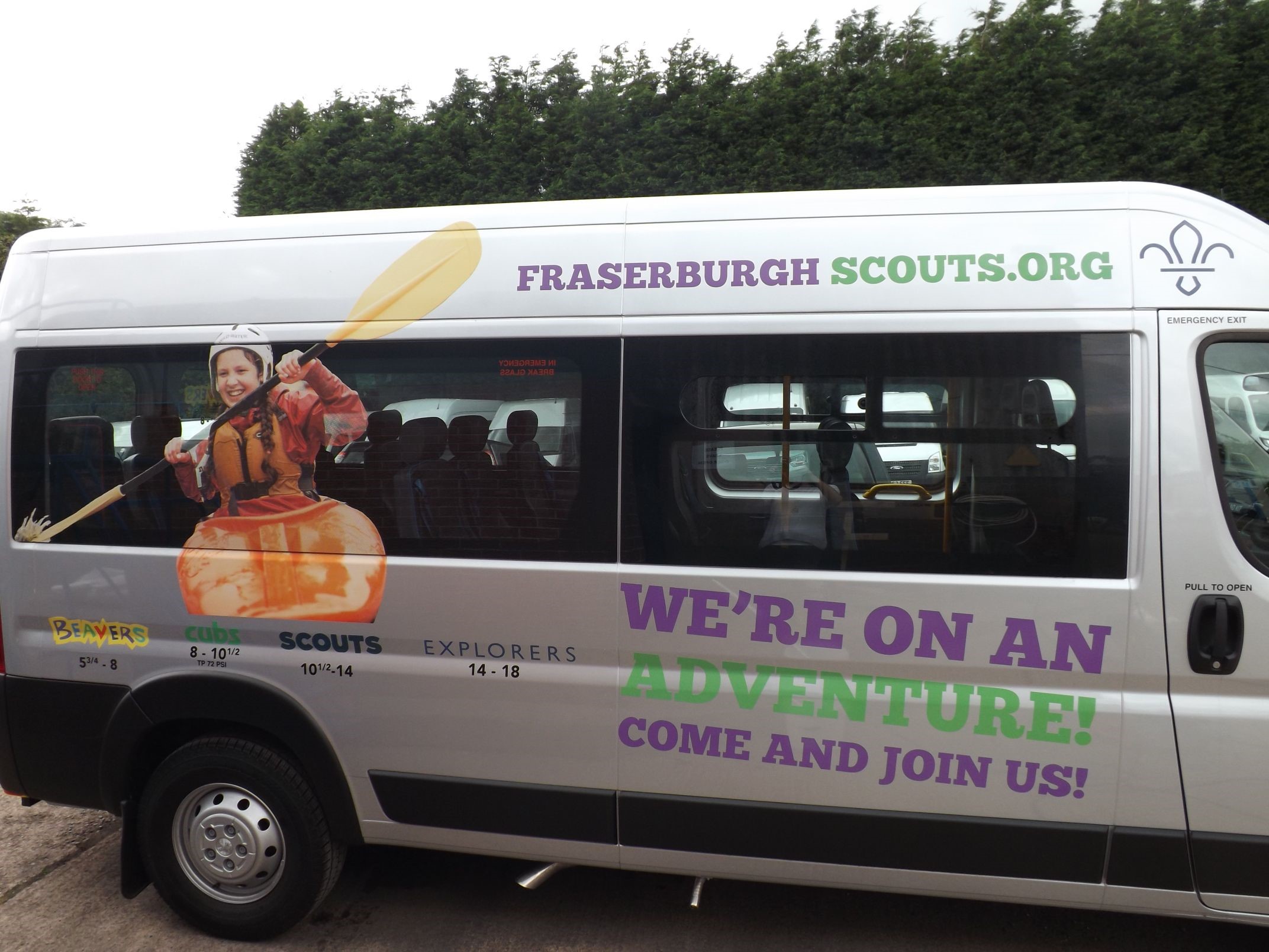 Minibus Hire | Fraserburgh Scouts